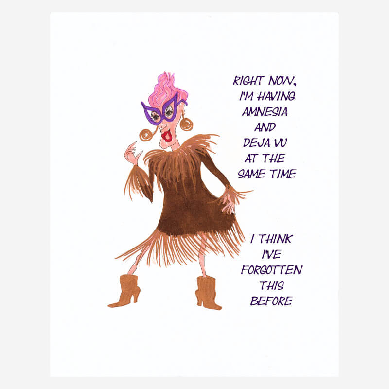 Deja Vu deja vu birthday card - Cards by Suze